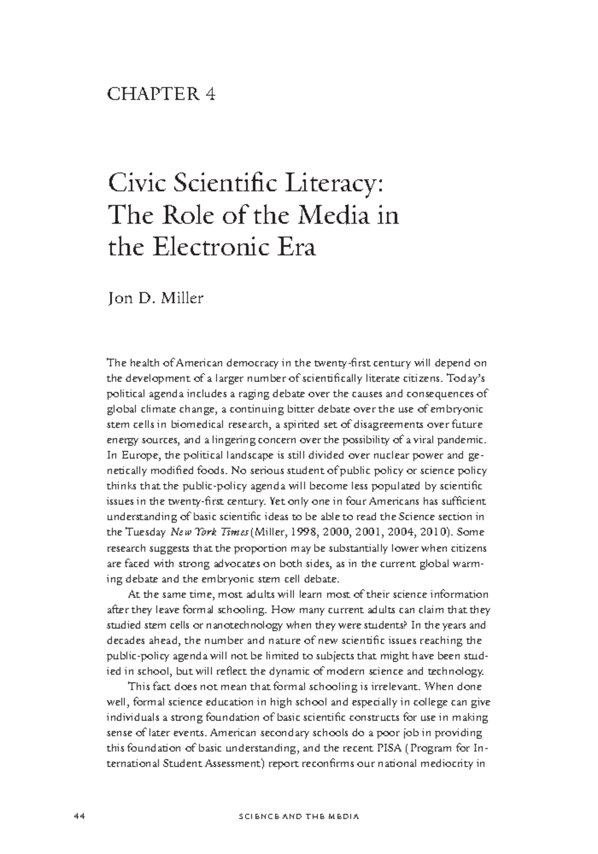 BOOK Science And Media - science Media-2 - 4 4 S C I E N C E A N D T H ...