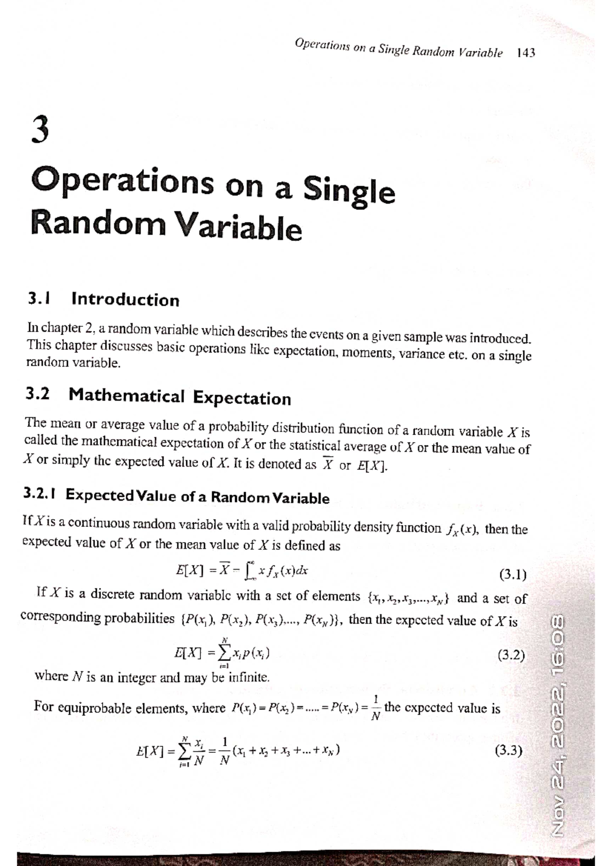 Operations on single random variable (Pg 143 - Pg 226) - Business Communication - Studocu