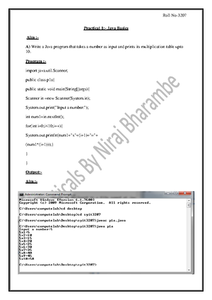4.129 Tybsc IT Enterprise Java practical journal manual and all other ...