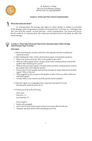 A Detailed Lesson Plan for Multigrade Class in 1&2 - A Detailed Lesson ...