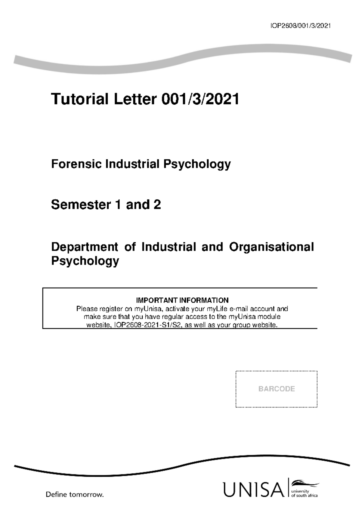 001 2021 3 b - study notes - CLA2602 - Unisa - Studocu