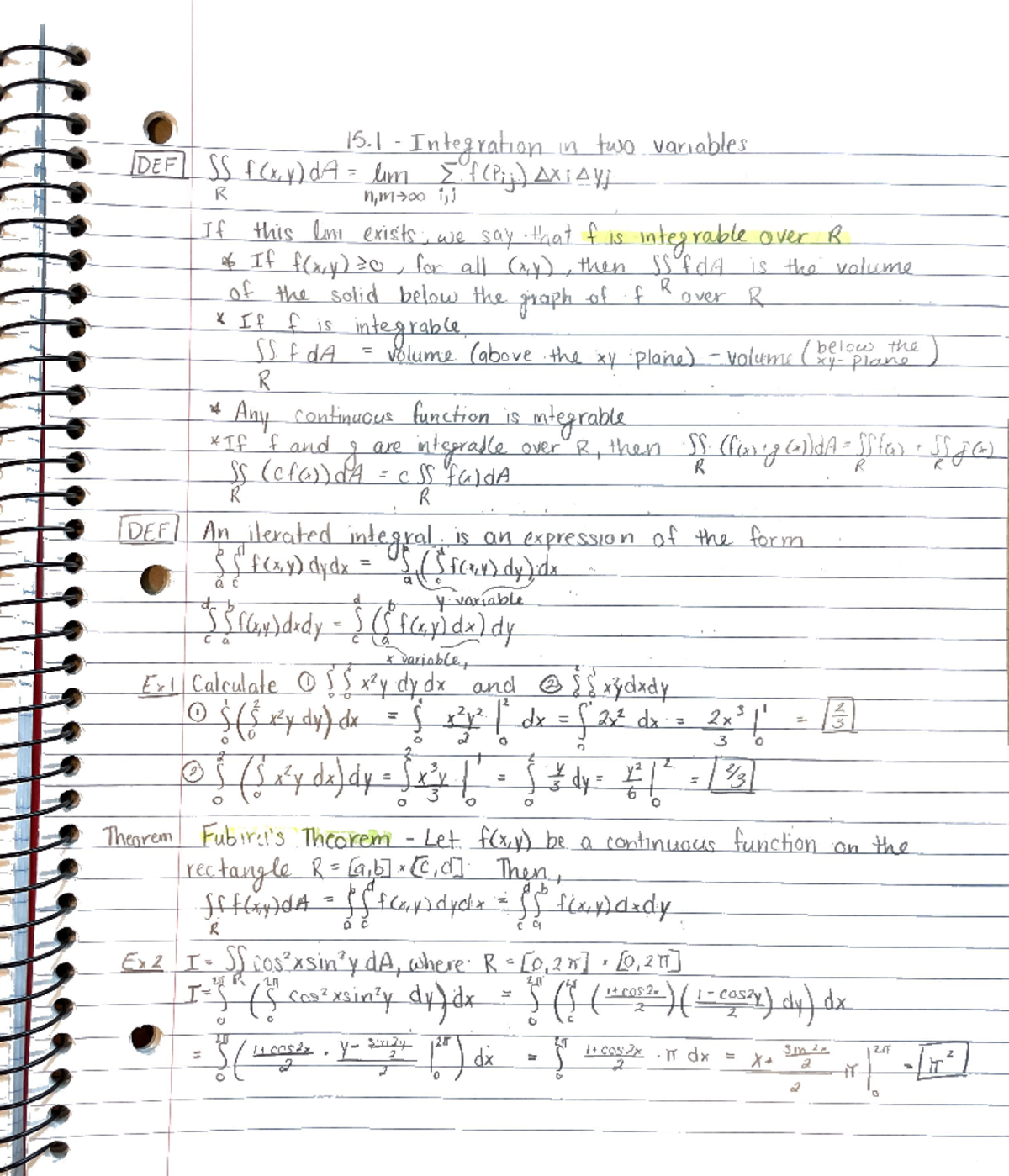 Integration in two variables - MATH 20C - Studocu