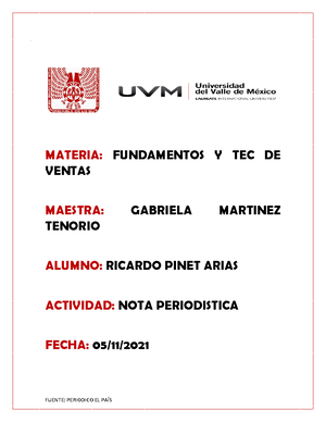 Ejemplos de programas de ventas para una Pyme - TEMA: “Ejemplos de ...