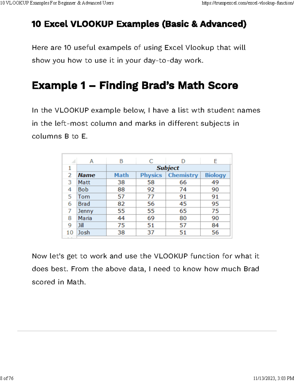 Excel 10 VLookup example - Here are 10 useful exampels of using Excel ...