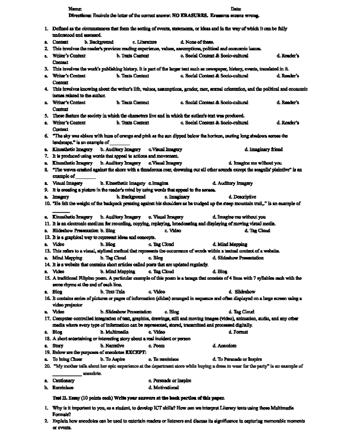 STEN JUST DOCUMENT - question documents - Studocu