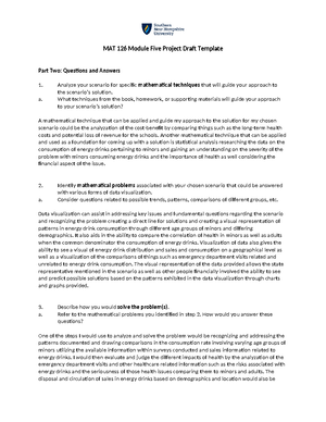 MAT 126 8-2 Journal Project Reflection - 8-2 Journal: Project ...
