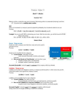 Summary finance - Summary finance: Income statement (USALI): An income ...