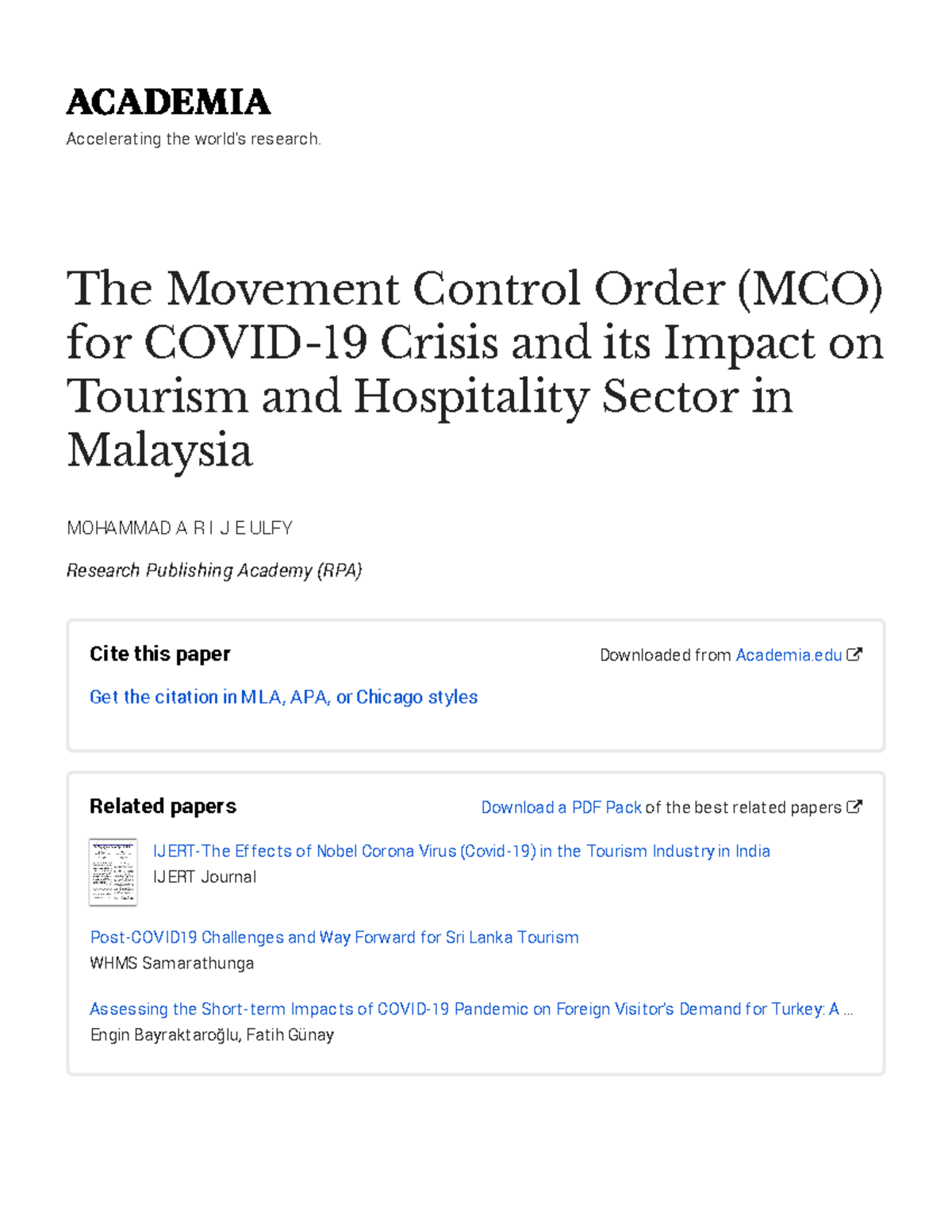 ITHJ 2020 02 09 with cover page v2 - Accelerating the world's research ...