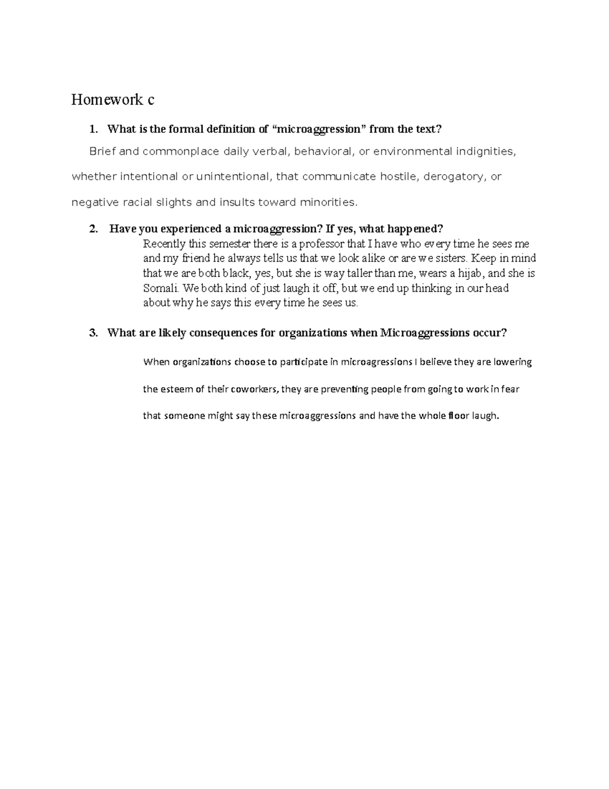 Hw e - bell - Homework c 1. What is the formal definition of ...