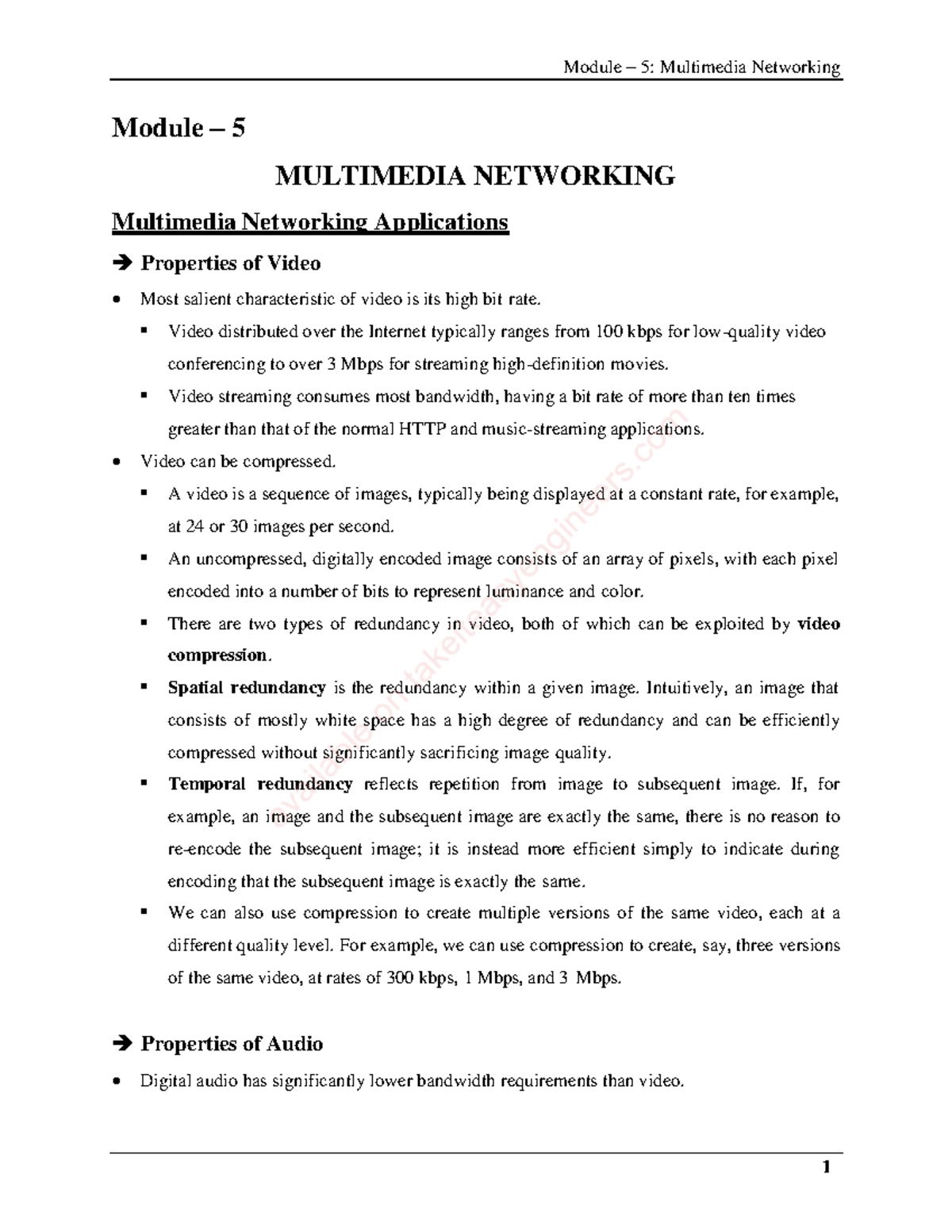 CN-Module 5pdf - Computer network notes - Module – 5 MULTIMEDIA ...