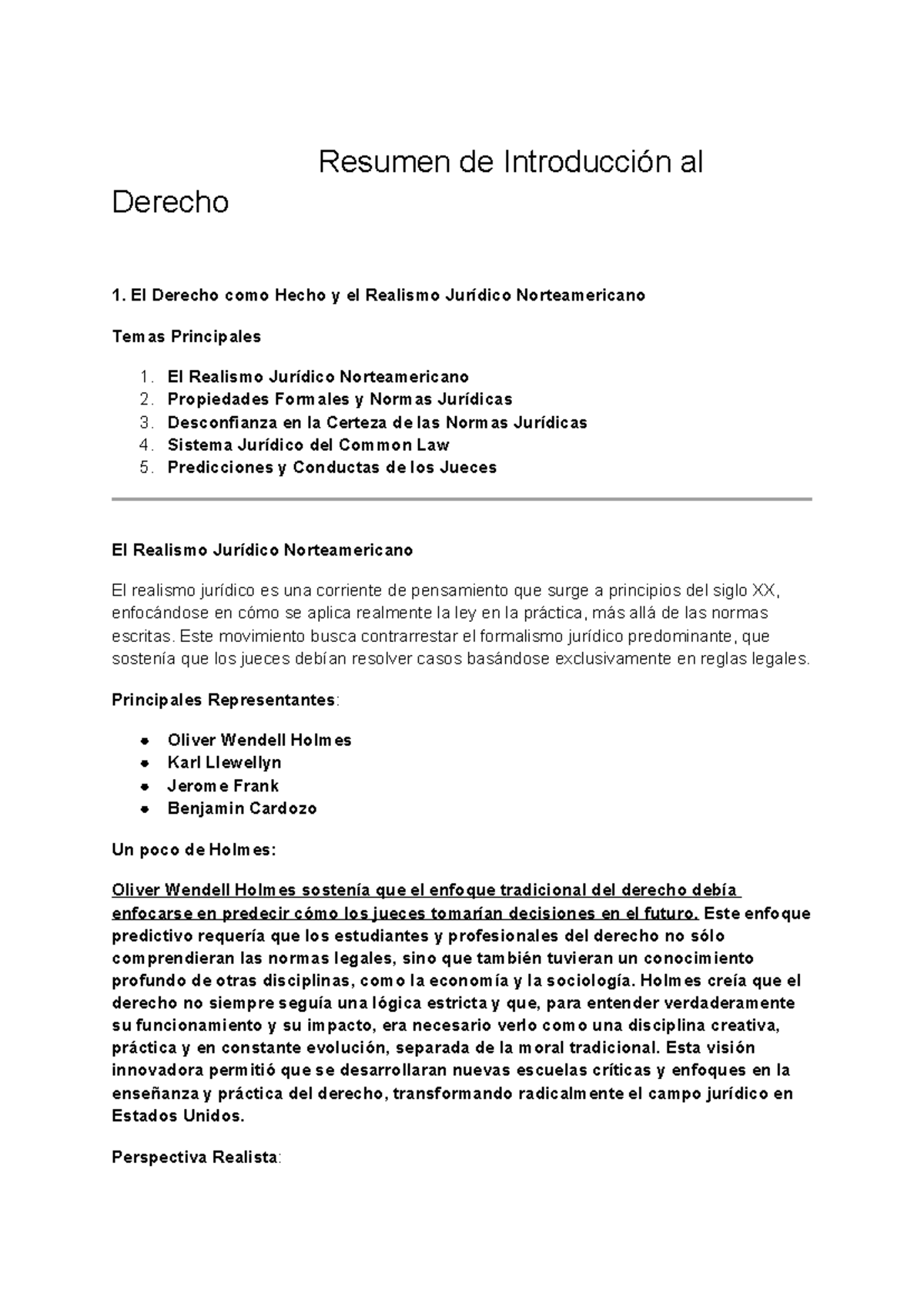 Resumen final intro al derecho - Resumen de Introducción al Derecho El ...