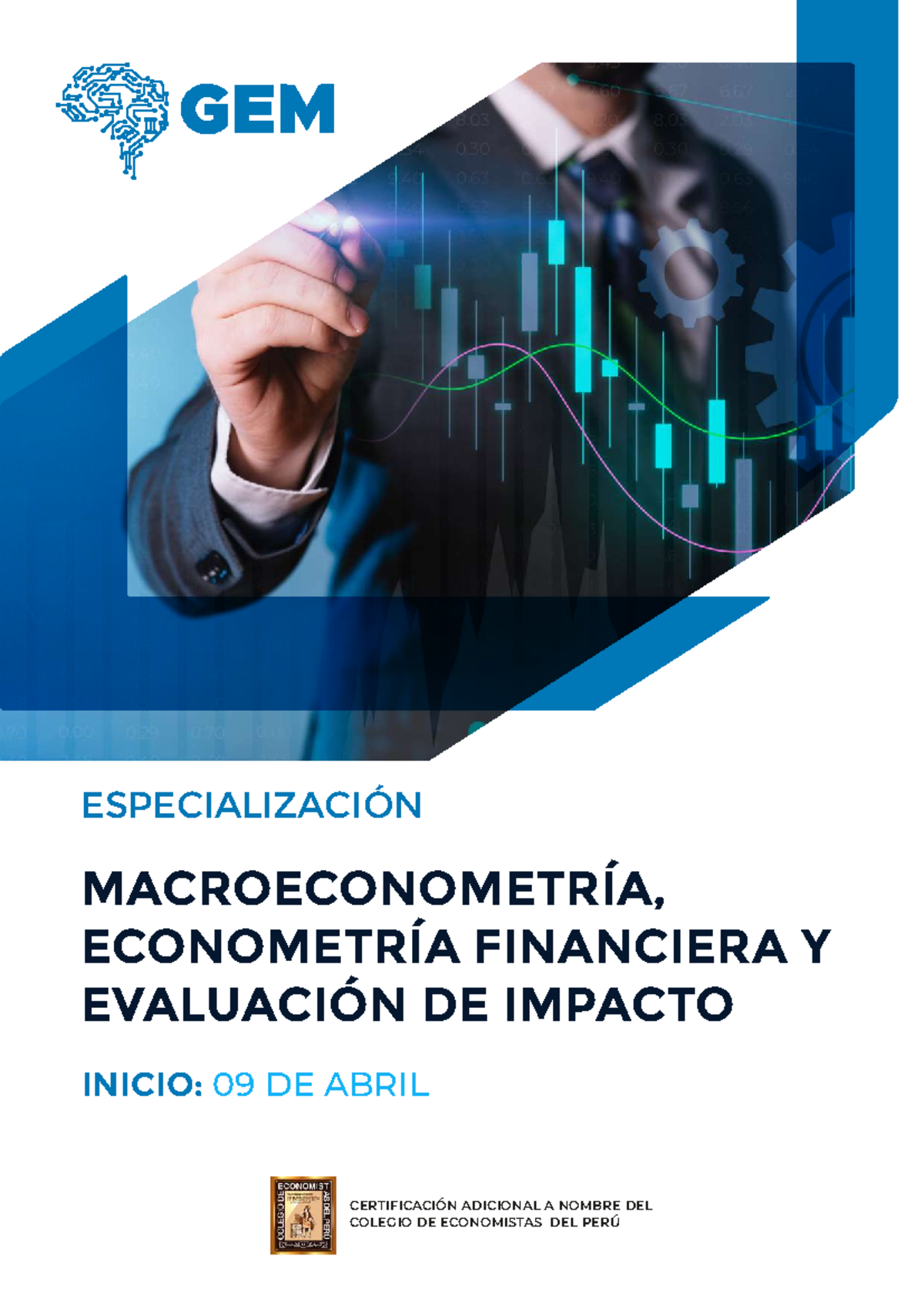 Brochure- Especializacion- Macroeconometria- Econometria- Financiera- Evaluacion- Impacto-GEM ...