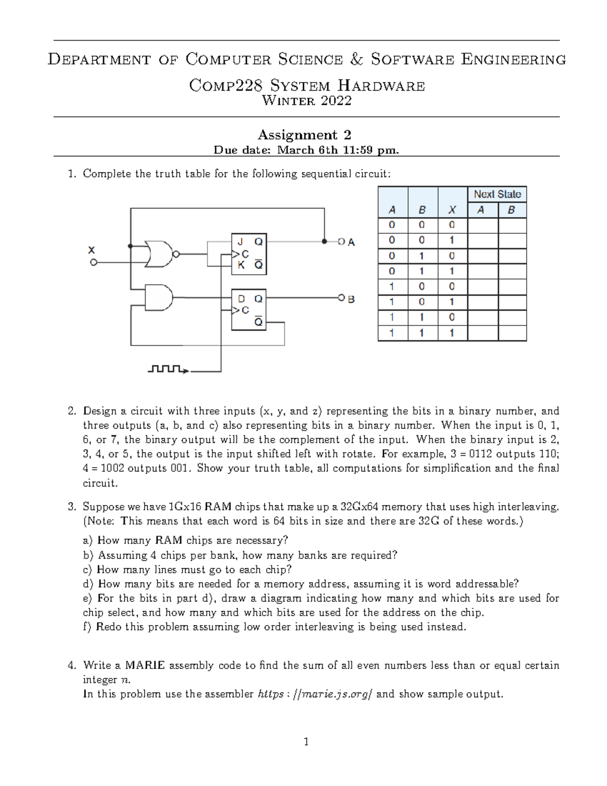 COMP 228-A2-W 2022 - homeowrk - 420-BWC-03 - Studocu