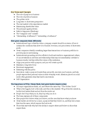 Unit 7 Lecture Notes - Key Terms and Concepts: Rationalizations A ...