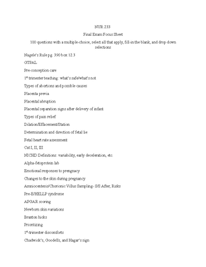 Exam 4 - Final - The patient you are assessing has had a stroke. The ...