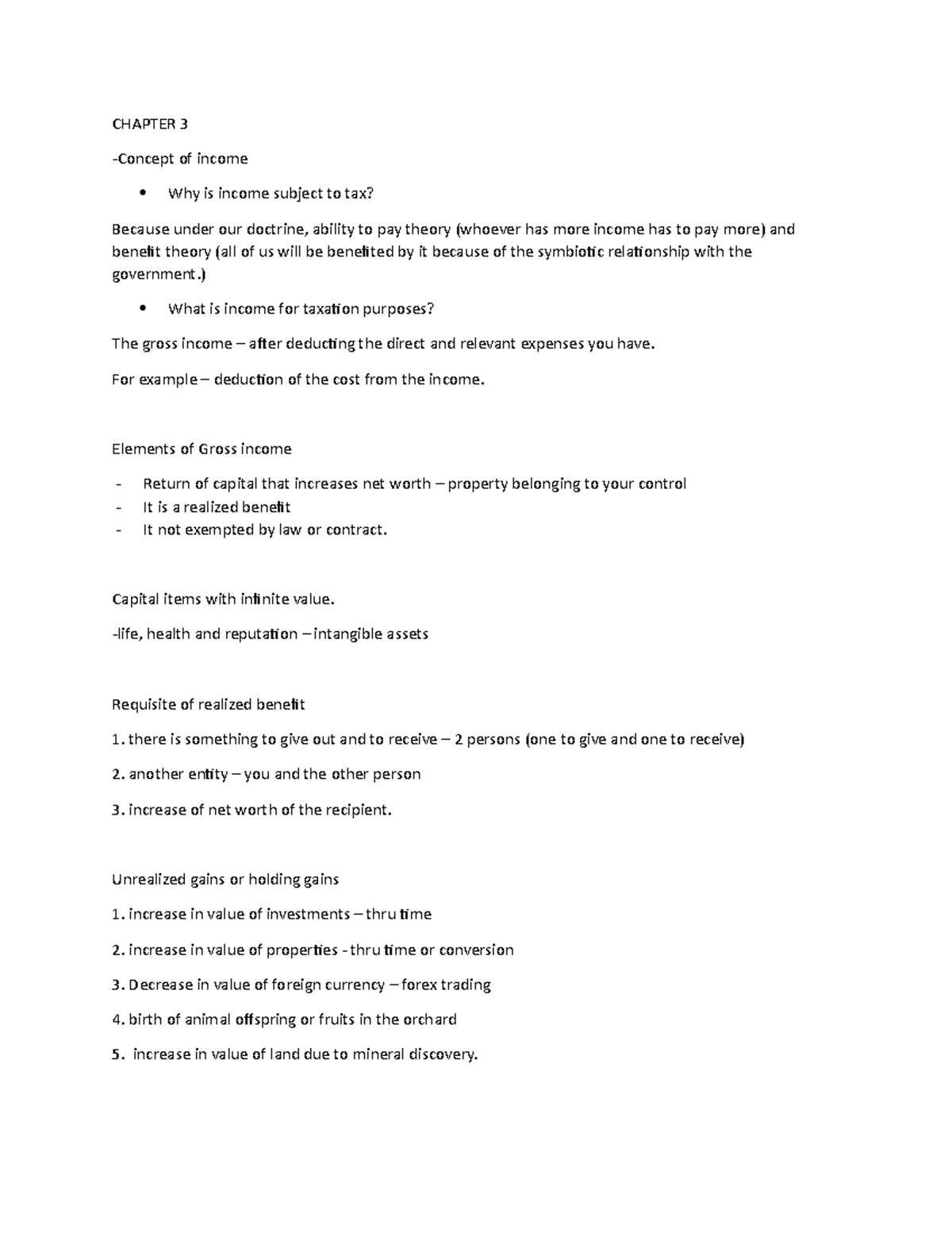 Taxation - Chapter 3 (Introduction to Tax) - Business - DWCL - Studocu