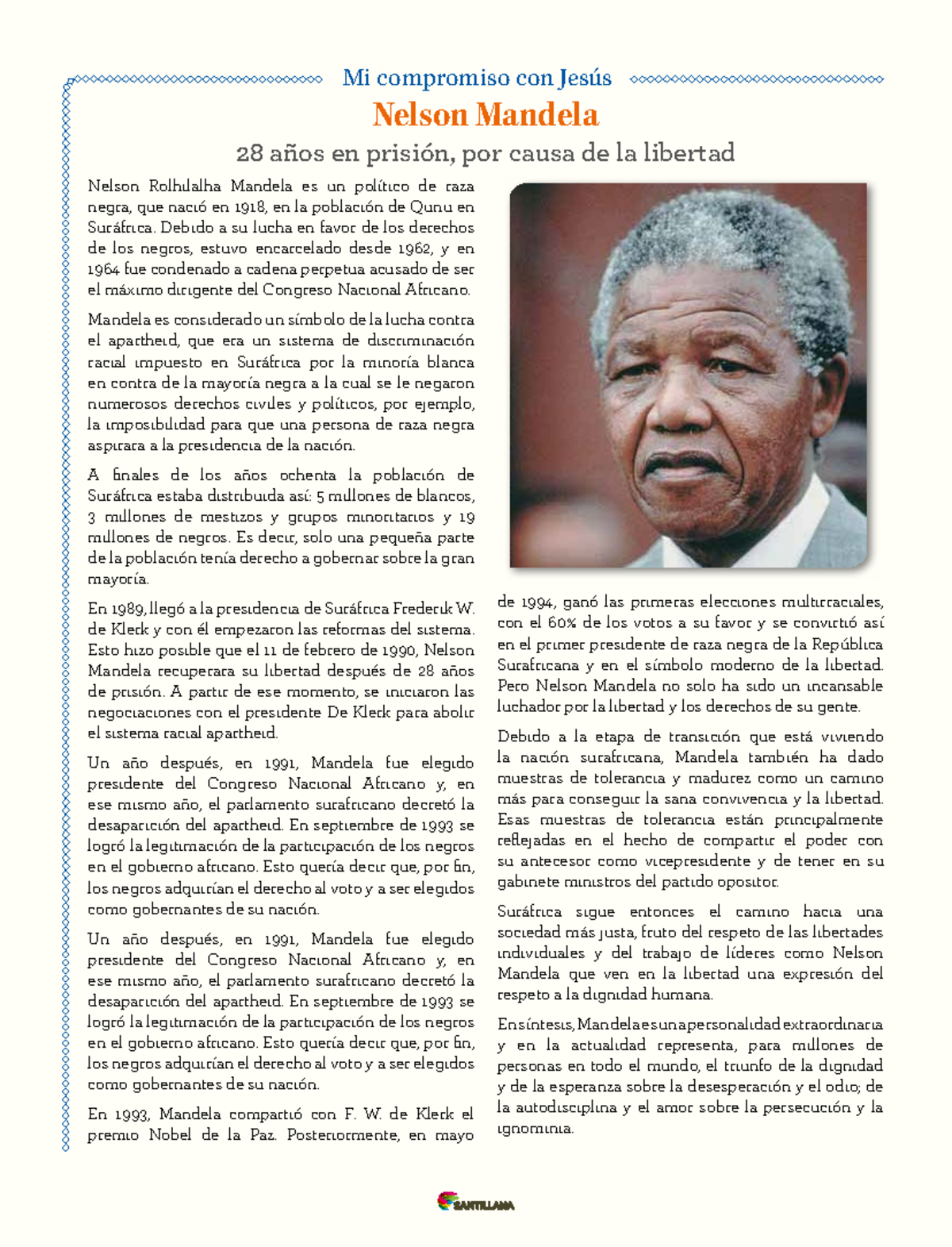 Nelson Mandela - Varios - Mi compromiso con jesús 1 Mi compromiso con ...
