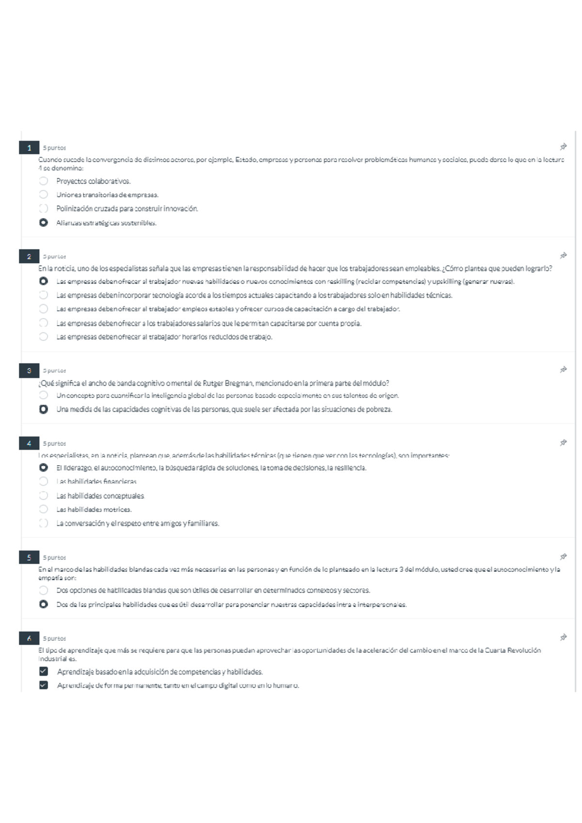tecnologia tp modulo 3 85% - 1 5 puntos Cuando sucede la convergencia de distintos actores, por ...