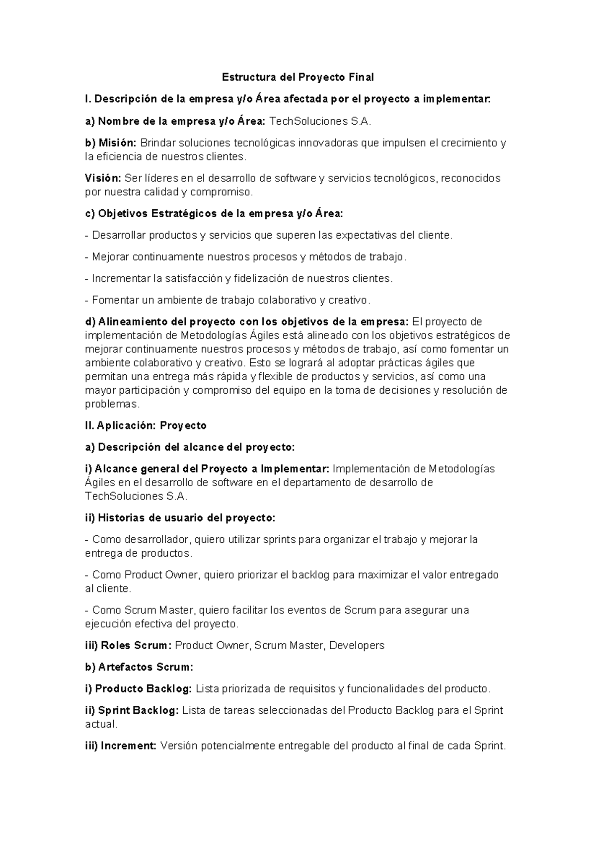 Semana 9 Estructura del Proyecto Final - Estructura del Proyecto Final ...