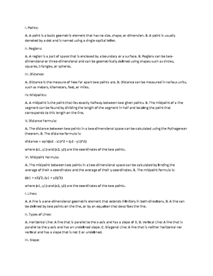 Chapter 1 - Basic formulas and prerequisite knowledge required for ...