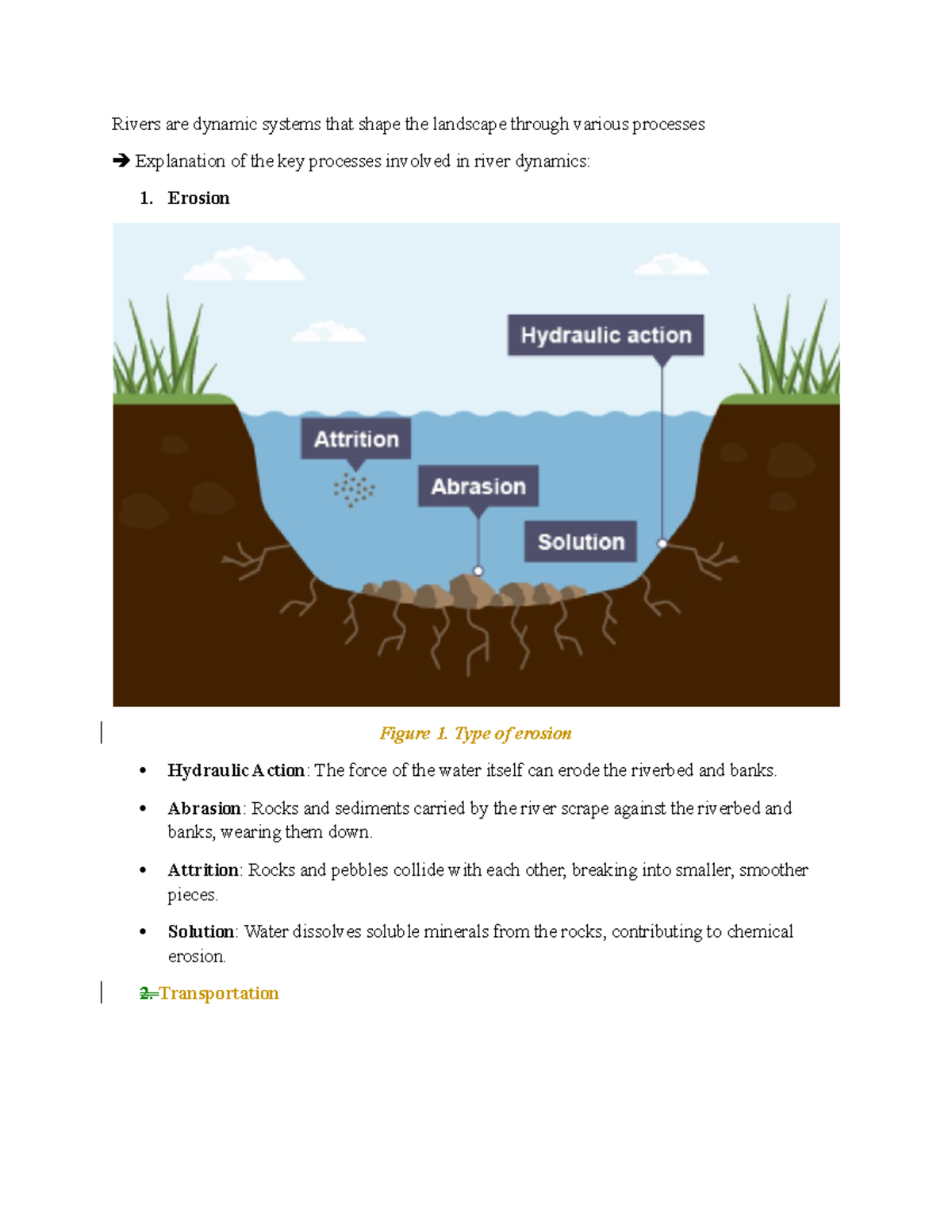 River process - Rivers are dynamic systems that shape the landscape ...