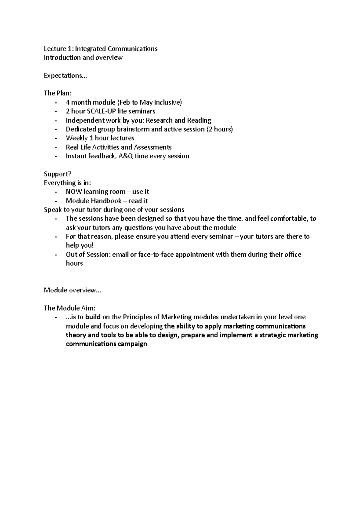 Lecture 1 - Introduction and overview - Lecture 1: Integrated ...