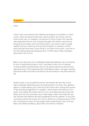 HUM 115 Critical Thinking In Everyday Life Week 5 Assignment - Critical ...