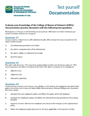 Principles of nursing documentation - Silver Spring, Maryland 2010 ANA ...