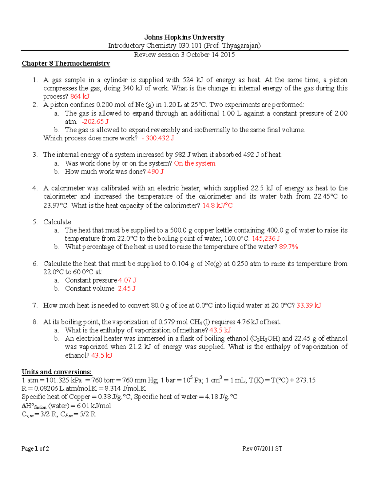 Review session 3 problem set answer key - Johns Hopkins University ...