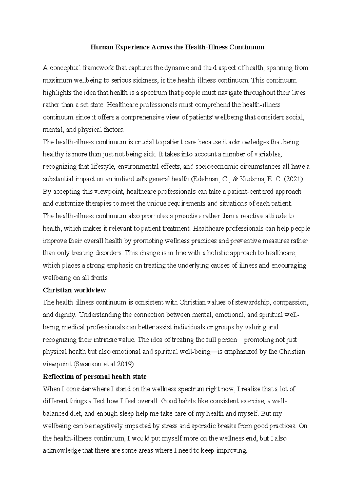 Human Experience Across the Health - Human Experience Across the Health ...