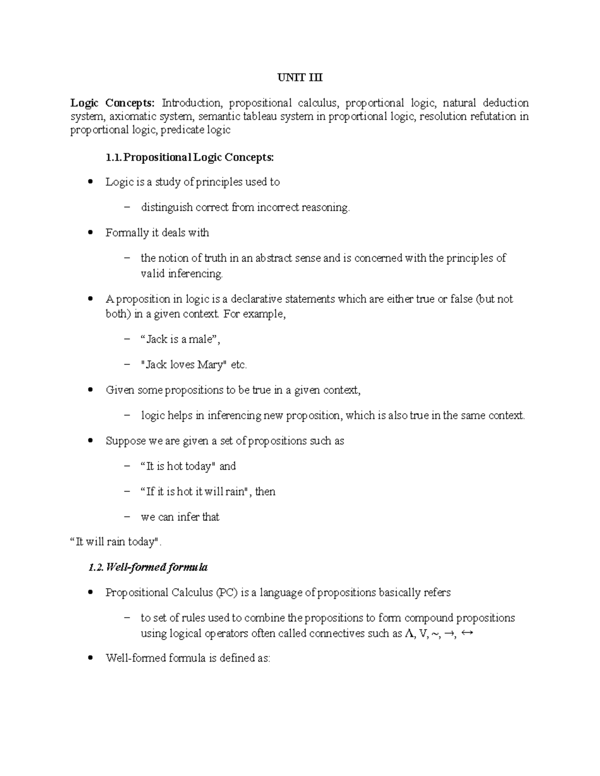AI 1 - Lecture notes 1 - Artificial Intelligence - Studocu