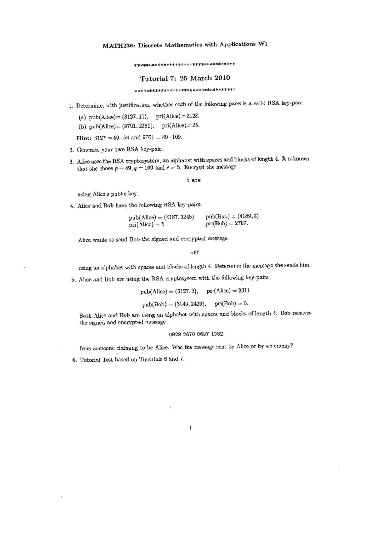 Tutorial 7s - MATH236 - Studocu