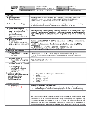 Grade 4-Q1-EPP-LAS 1 - lessons - Grade 4-Q1-EPP-LAS 1 EPP 4 Name: - Studocu