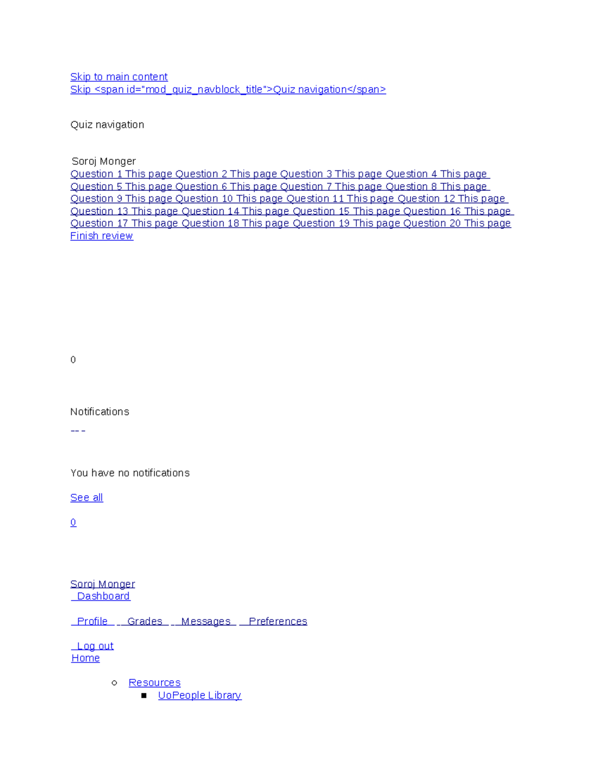 Graded Quiz Unit 3 Attempt review - Skip to main content Skip