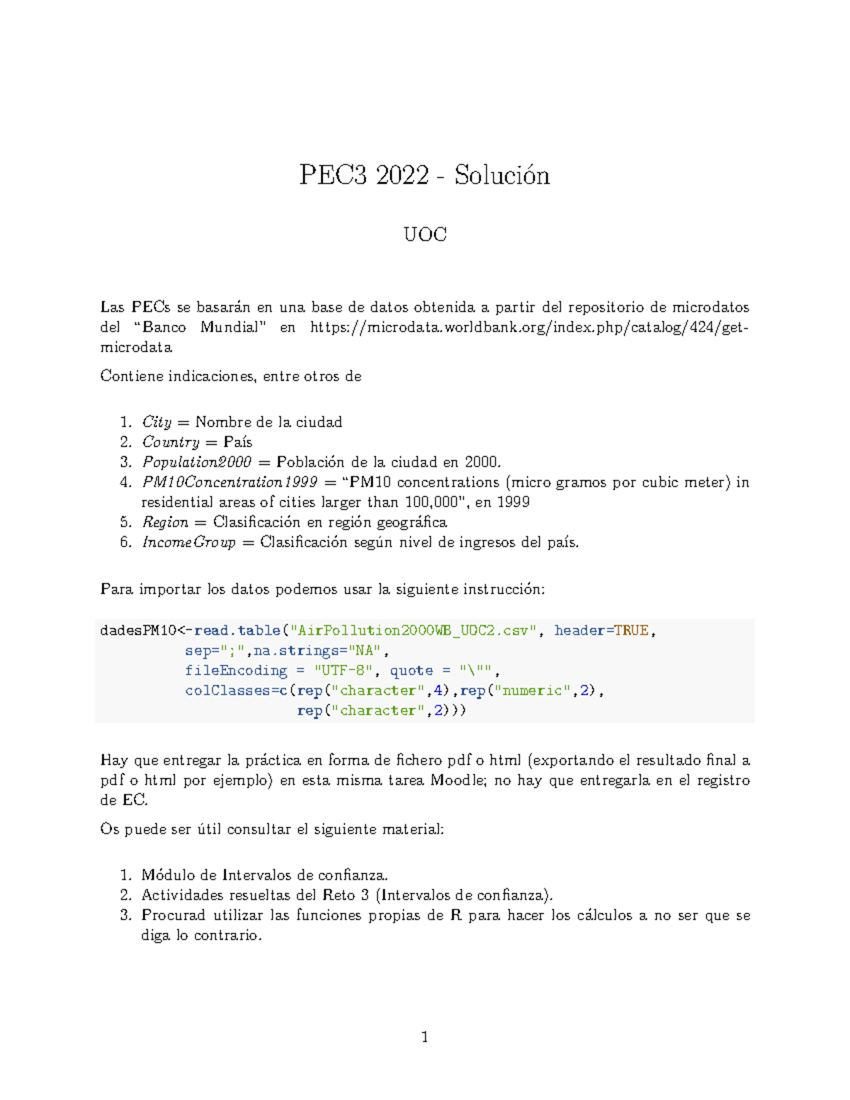 PEC3 sol - solucion actividad pec 3 de R asignatura probabilidad y estadistica - PEC3 2022 ...