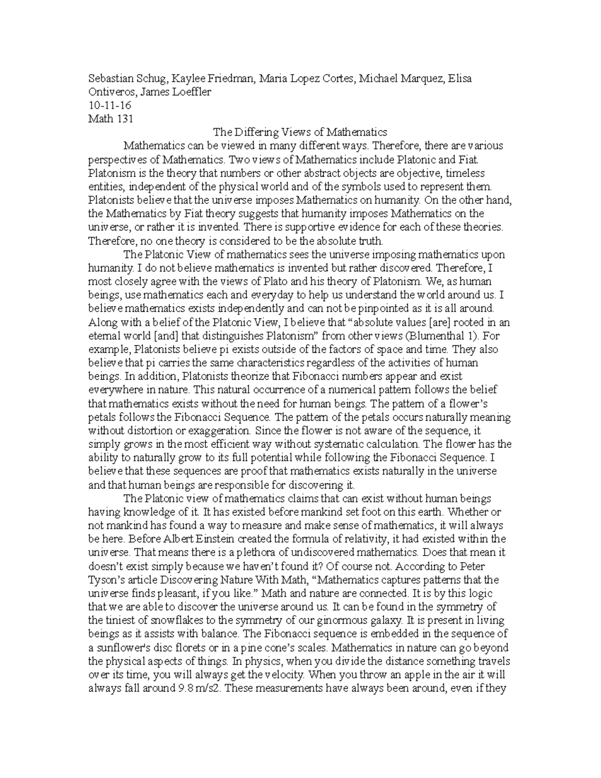 MATH 131 Midterm - Grade: A - Sebastian Schug, Kaylee Friedman, Maria ...