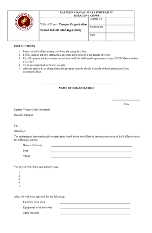 Post Activity Report - Province of Leyte Municipality of Julita OFFICE ...