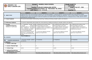TLE 9- Household Quarter 4 Module 1 ( Lanorias) - HOUSEHOLD SERVICES ...