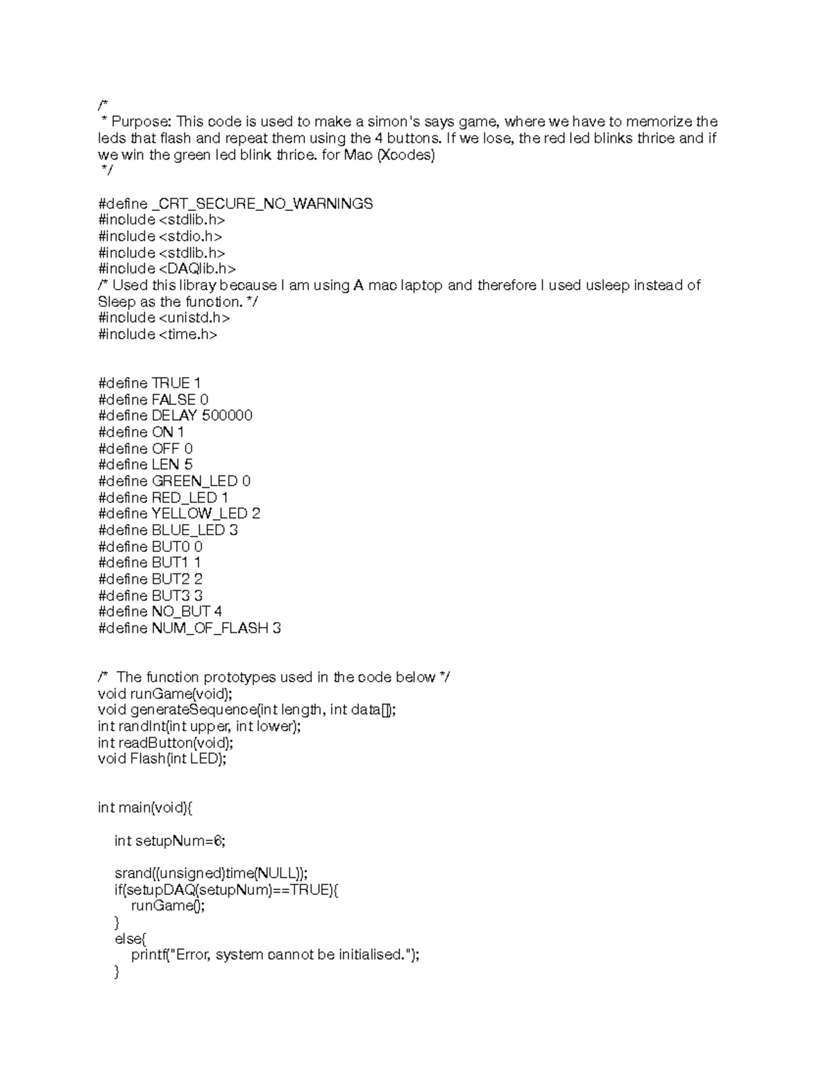 Simoncode - I got 138/140 for this working Simon Code for Xcode(mac ...