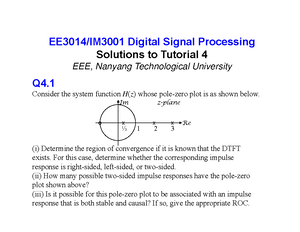 Solution 11 - EE3014/IM3001 Digital Signal Processing Solutions to ...