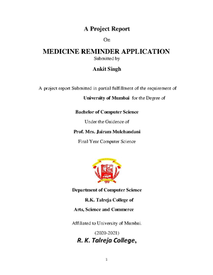 Hotel Management Mini Project Report - HOTEL MANAGEMENT SYSTEM Submitted in partial fulfillment ...