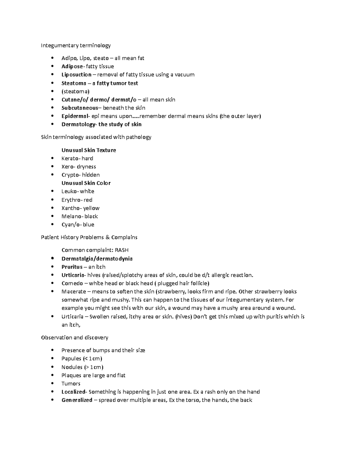 Integumentary terminology - ... dermal means skins (the outer layer ...