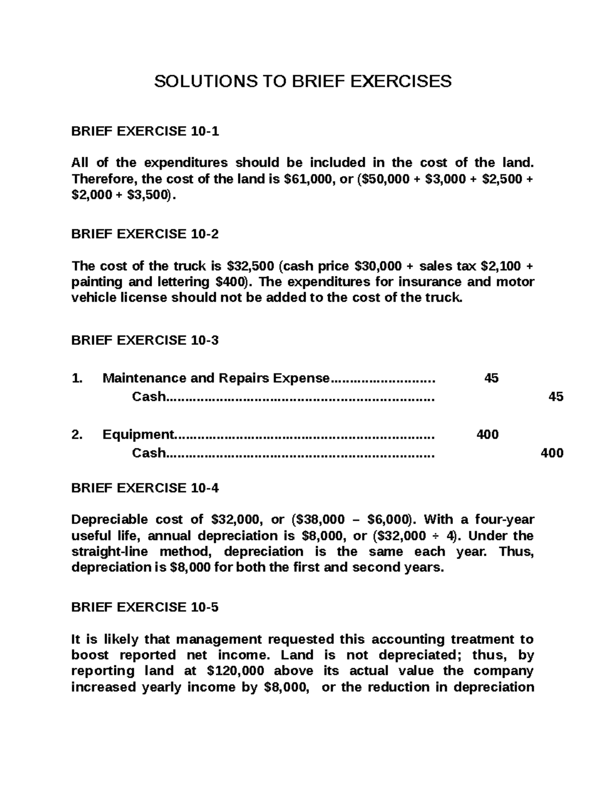 Brief Exercise Solutions Chapter 10 Principles Of Accounting StuDocu brief-exercise-solutions-chapter-10-principles-of-accounting-studocu