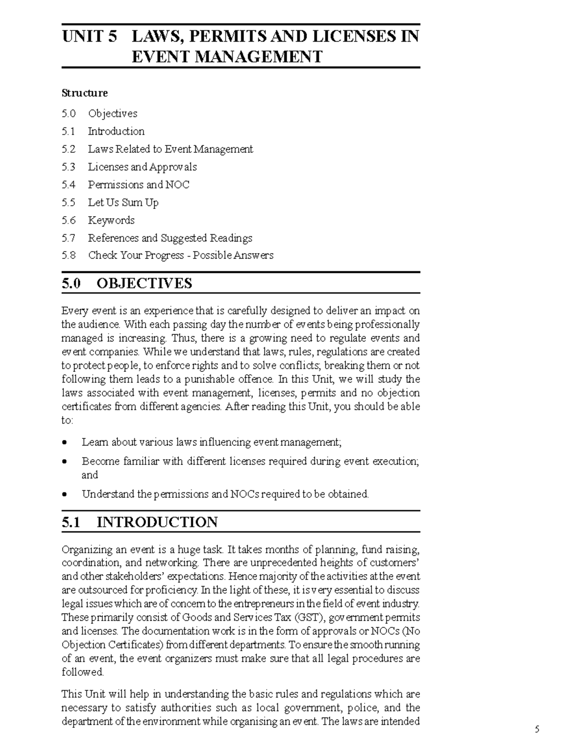 Laws, Permits and Licenses in Event Management - Laws, Permits and ...