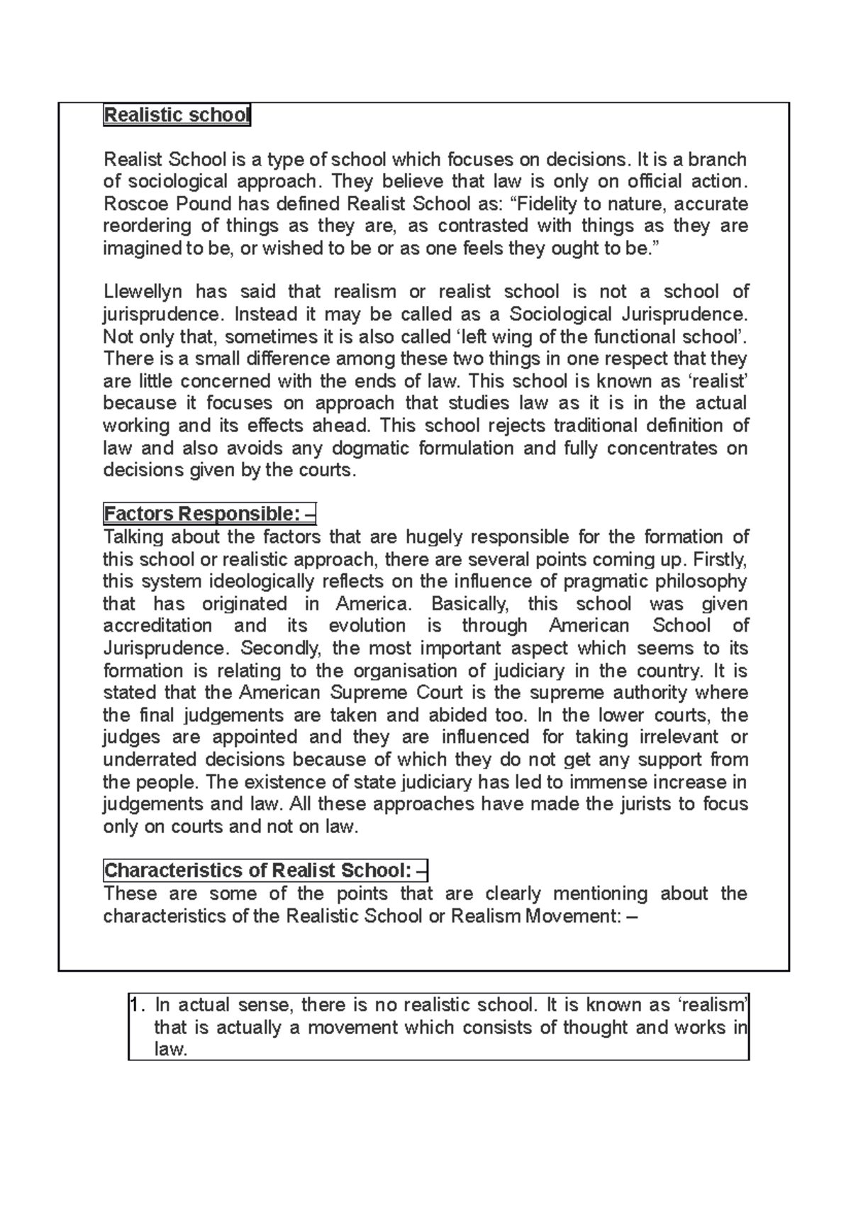 The Realist School - Ghaj - Realistic school Realist School is a type ...