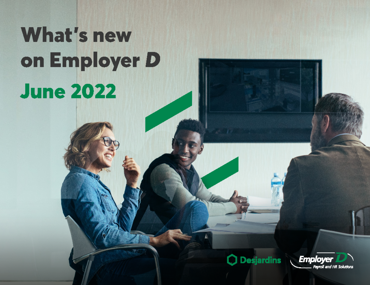 TDS on International Tax - June 2022 What’s new on Employer Summary ...