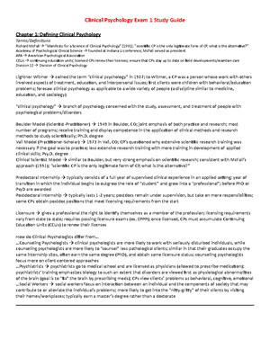 Chapter 14 - These notes were written directly from the professor's ...