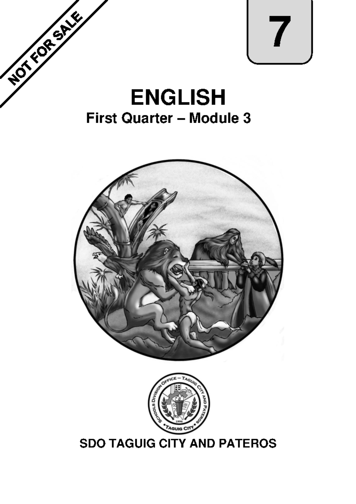 Enhanced Hybrid English 7 Q1 M3 - 7 ENGLISH First Quarter – Module 3 SDO TAGUIG CITY AND PATEROS ...