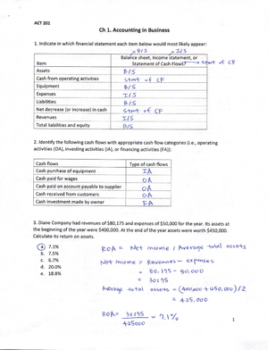 ACT Exam 2 pratice - It was an exam practice handout we worked in class ...