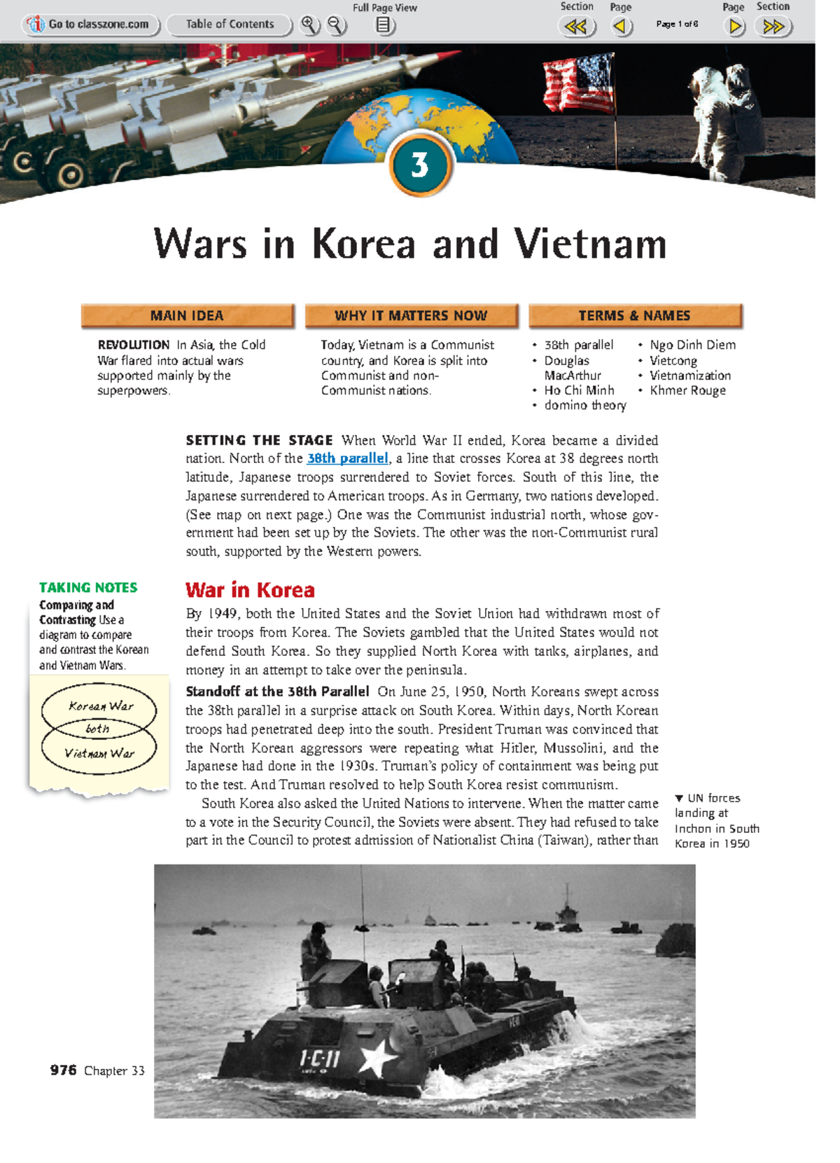 Ch33 3 - dwdaw - Comparing and Contrasting Use a diagram to compare and ...